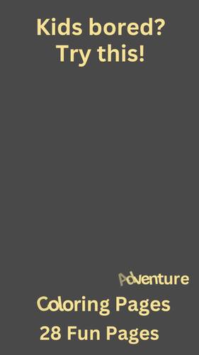 Time Traveling Adventure Coloring Pages: Kids Exploring Different Eras