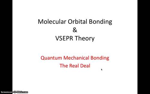 VSEPR Theory & Molecular Orbital Bonding by Science and The Big Ideas