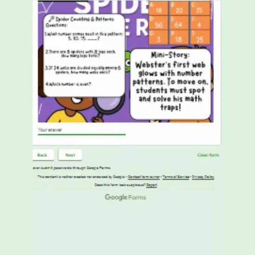 Spider Escape Room | Math & Reading Challenges Game Activity | Grades 3–5