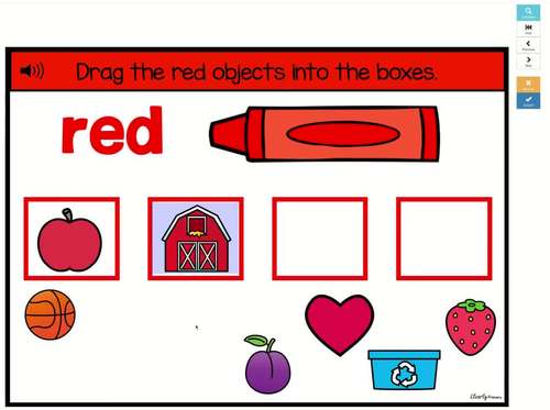 Colors | Sorting and Color Words | Boom Cards™ by Clearly Primary