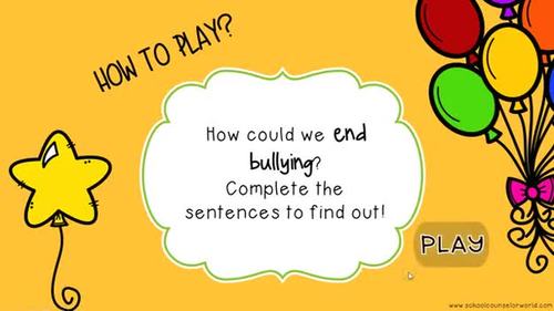 An INTERACTIVE Lesson on Sticking Together to End Bullying, Grades 2-3
