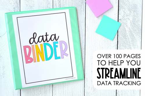 Editable Data Binder and Posters - Student Data Tracker - Data Posters