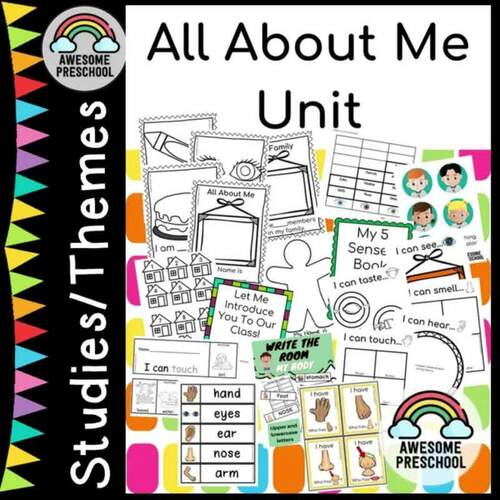All About Me Unit | Back to School Activities for Preschool & Pre-K