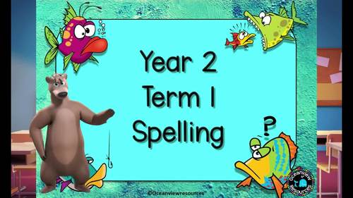 Spelling Pack for Term 1 Grade 2 - Suitable for Distance Learning