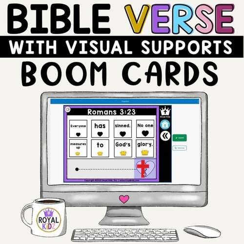 Bible Verse: Romans 3:23 WITH Visual Supports - Print and Digital Boom ...