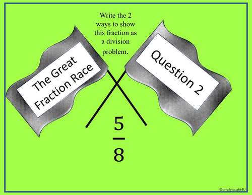 Fractions Review Game - Print and Play by Simply Taught 4U | TPT