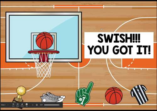 Basketball Multiplication Facts Math Activity for Google Slides | TpT