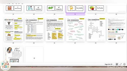 Spanish Cognates Activity Packet or Sub Plans | Los Cognados | TPT