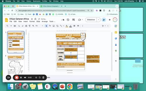 Geography of Sub-Saharan Africa Reading Guided Notes West Africa - Digital