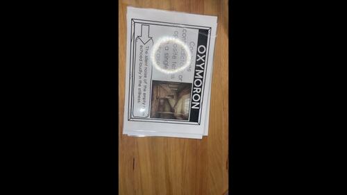 Figurative Language Activities Word Wall & Interactive Activities