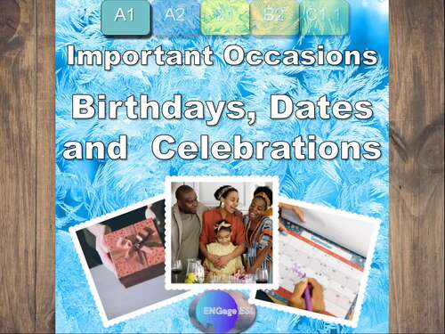 Birthdays, Dates, and Celebrations: Complete ESL Lesson for Beginners ...
