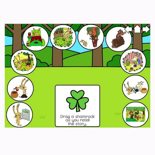 Green Shamrocks Book Companion | Boom Cards for Speech by Speechin Made ...