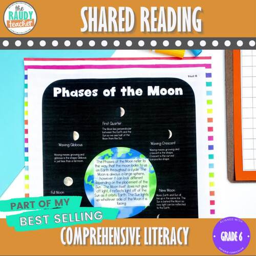 Shared Reading Passage & Lessons - Ontario Gr 6 Science - Phases of the ...