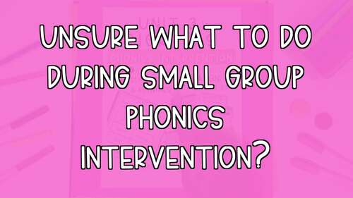 FULL BUNDLE! UFLI-Aligned Intervention Lessons & Activities- Small ...