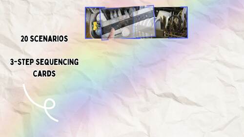 3-Step Sequencing Cards, Everyday Scenarios [Real Pictures!] | TPT