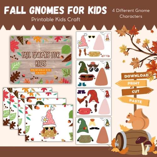 Build a Fall Gnome Craft | Fall Activities | Autumn Craft | Preschool Craft