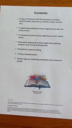 Complete high school level ELA Lesson on Paul Laurence Dunbar's "Sympathy"