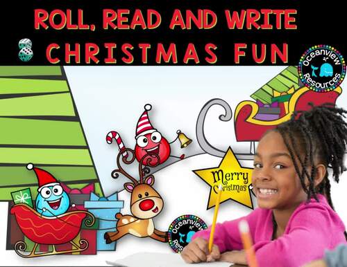 Roll a story, creative writing - Christmas prompts by Oceanview Resources
