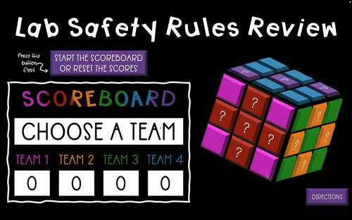 Science Lab Safety Rules Digital Review Activity Back to School ...