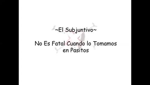 Spanish Impersonal Expressions & Present Subjunctive Video (Distance ...