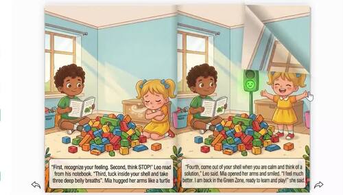 SEL Read Aloud: Zones of Regulation Feelings Story K-2 | TPT