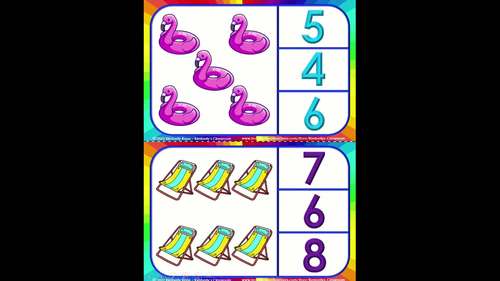 Summer Math Task Cards for Beach Addition, Subtraction, Ten Frames ...