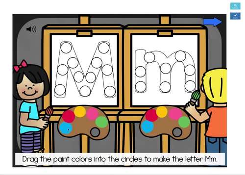 DIGITAL Alphabet Activities - Letters M-P - Distance Learning - Boom Cards