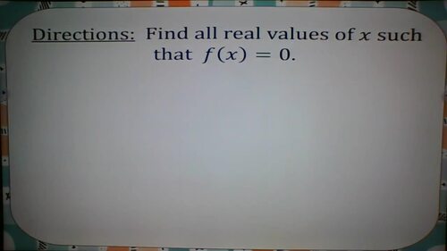 Pre-Calculus | Flipped Classroom Guided Notes & Video | Domain of Functions