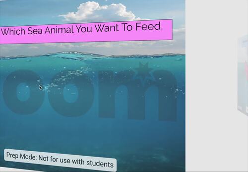 Feed Ocean Animals: Open-Ended Boom Cards by SpeechBytheBeach29 | TPT