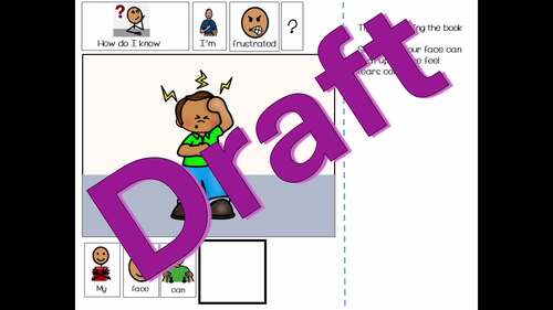 I'm Frustrated! Understanding Myself: Core Vocabulary Interactive ...