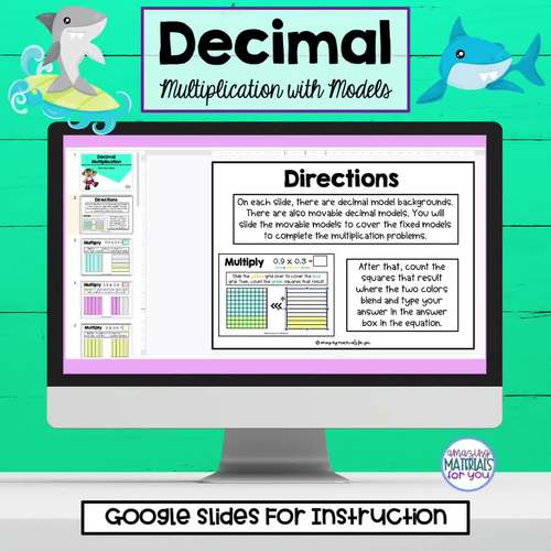 Decimal Multiplication Google™ Slides and Sheets | TPT
