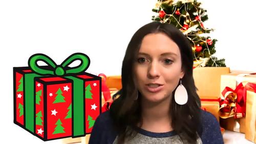 GREEN SCREEN: Open Christmas Presents|Editable|Speech Therapy| Distance ...