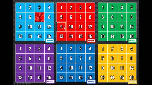 Picture Reveal Templates- Split Screen, up to 6 teams by Handy Teaching ...