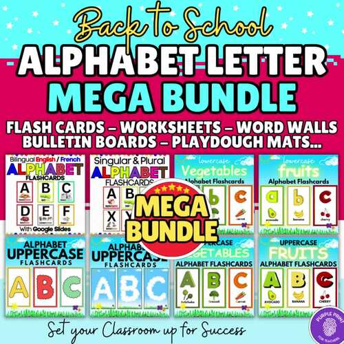 Interactive Multi-language Back to School Alphabet Letter Activities ...