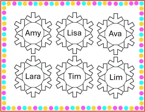 Black and White Name Tags, Editable Bright Student Name Tags, Book Bin ...