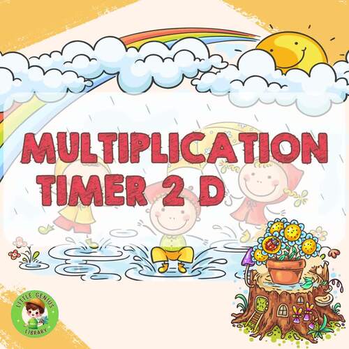 Multiplication Timer 2 Digit Practice | Worksheets | Grade 4-6 | TPT