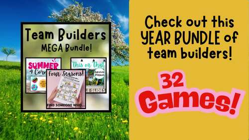 MEGA BUNDLE! 32 NO PREP-Morning Meeting Team Builders! by HolmRoom