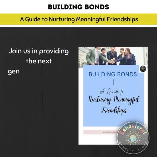 Building Bonds: A Guide to Nurturing Meaningful Friendships | TPT