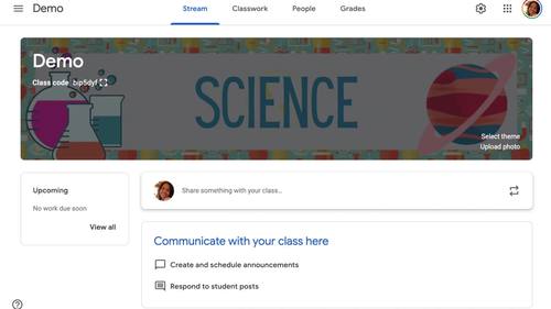 ANIMATED Google Classroom™ Headers SCIENCE THEME Distance Learning