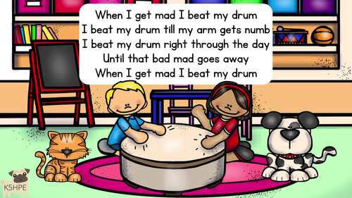 Music: When I Get Mad I Beat My Drum, Music Education, Children Drumming