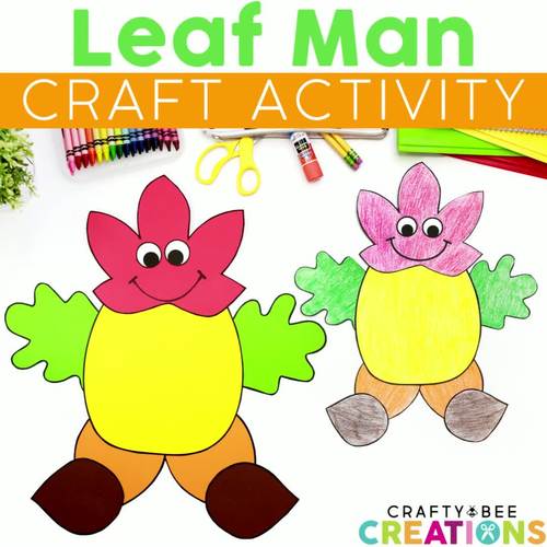 Fall Leaf Craft Template Leaf Man Activities August September Bulletin ...