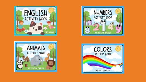 "Preschool Learning Essentials: Complete English Activity Book Bundle"
