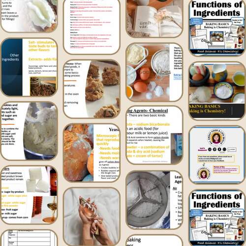 Chemistry & Food Science Lesson | Science & FACS/FCS Activity | TPT