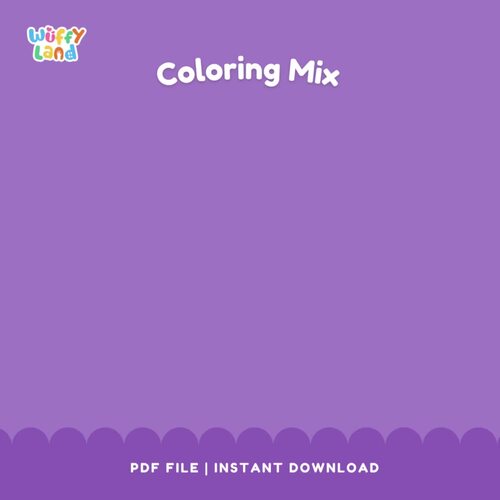 Coloring Mix for Kids | 24 Pages of Fun Animal and Nature Themes by ...