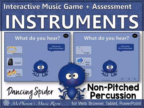 Musical Instruments Non-Pitched Percussion Interactive Music Game ...