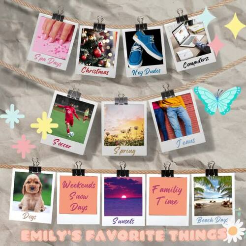 CANVA: Design a Video Collage Assignment - My Favorite Things MP4 Video ...