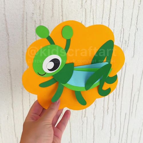 Grasshopper Summer Spring Animal Craft Insects Activities Crafts ...