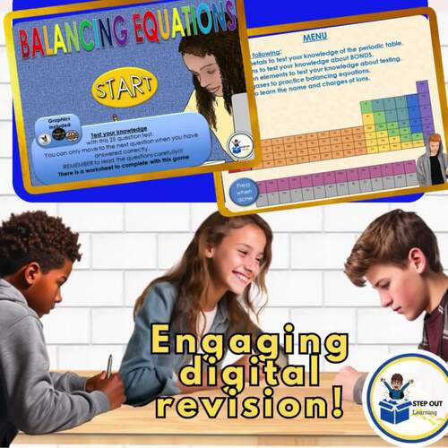 Chemical bonding, balancing chemical equations Periodic table review ...