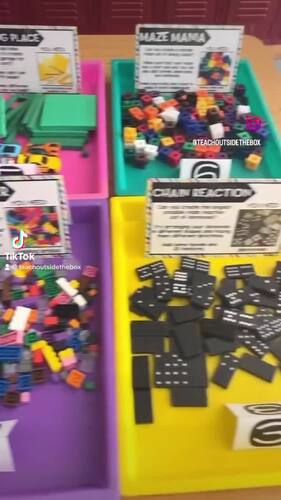 STEM Bins® Team Building Back to School STEM Activities First Day of ...