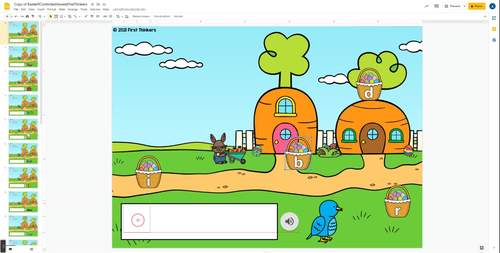 BUNDLE Spring Easter Phonics Activities for Google Slides Seesaw ...